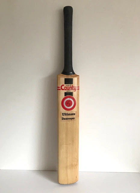 VINTAGE HUNTS COUNTY cricket bat - DESTROYER - SH £99.00 - PicClick UK