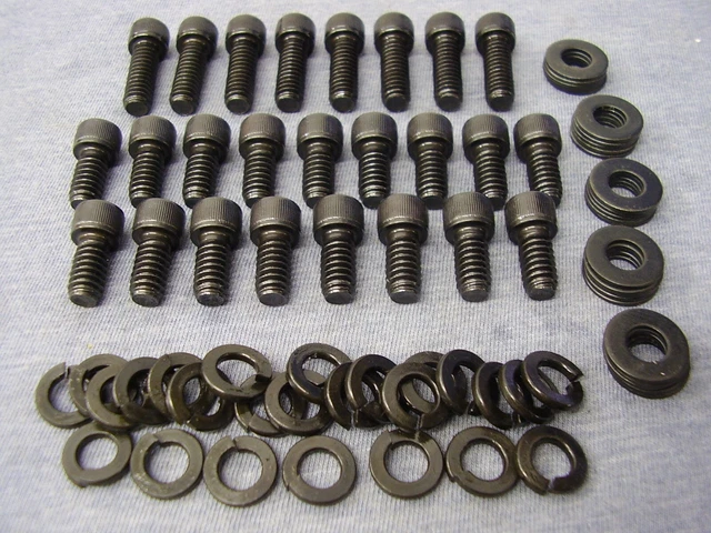 FORD ESSEX V6 High Tensile Self-Colour BLACK CAP Head Sump Bolt ...