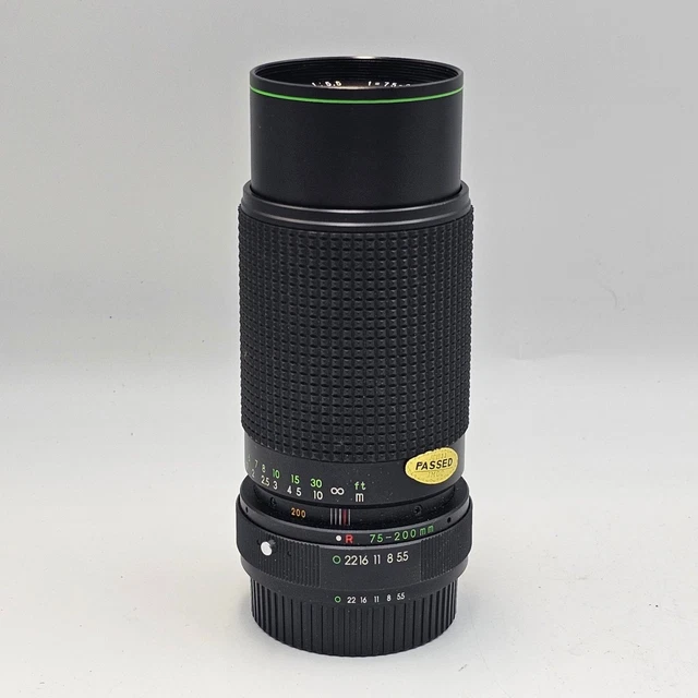 HANIMEX MC AUTO Zoom 75-200mm F/5.5 Manual Focus Telephoto Lens Pentax ...