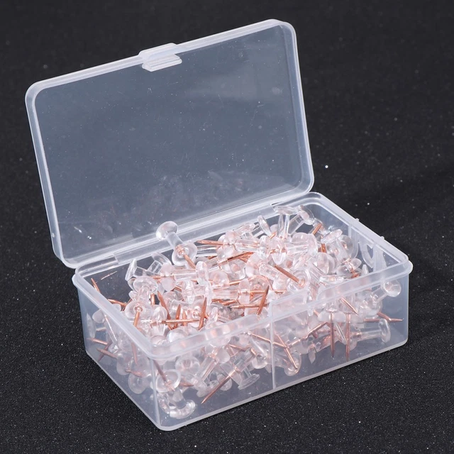 2 BOXES/200PCS PRACTICAL Push Pin Useful Thumbtack Decorative Wall ...