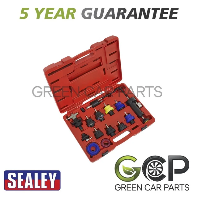 SEALEY COOLING SYSTEM Pressure Test Kit 13pc VS0014 £237.01 - PicClick UK