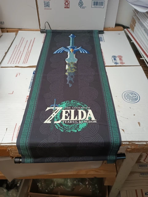 THE LEGEND OF Zelda Tears Of The Kingdom Limited Edition Black Wall ...