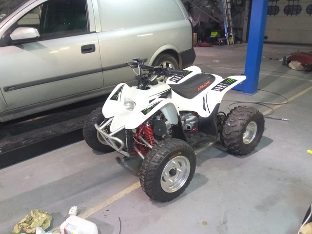 APACHE F100 RACE Quad 100cc Liquid Cooled £750.00 - PicClick UK