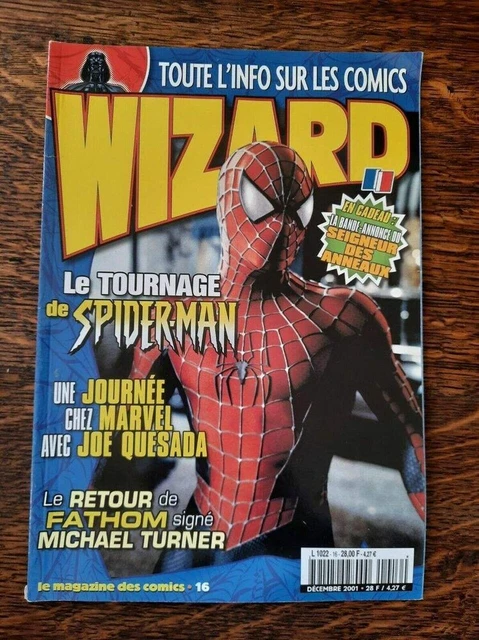 WIZARD MAGAZINE : Le Magazine des Comics N° 16 / Décembre 2001 EUR 6,00 ...
