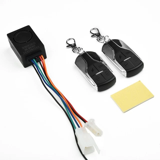 DUSTPROOF CONTROL BOX Dual Remote Control 36V-72V Anti-theft Remote ...