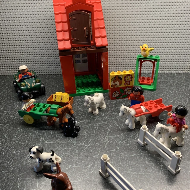 LEGO DUPLO PONY/HORSE , Riders Figures Farm with 4x4 vehicles set EUR ...