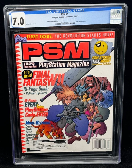 PLAYSTATION MAGAZINE PSM Issue #1 Imagine Media Sept 1997 Final Fantasy ...