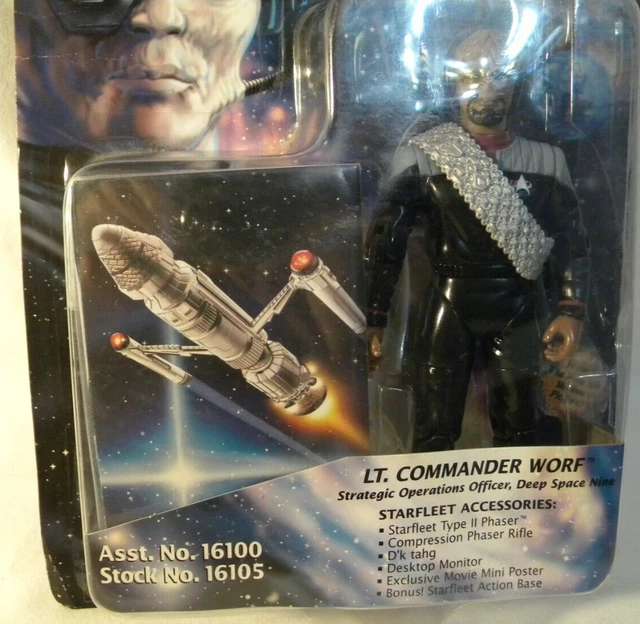 FIGURINE ARTICULÉE STAR Trek First Contact Lt Cmdr Worf 6 pouces #16105 ...