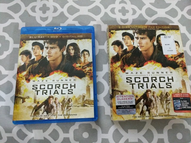 MAZE RUNNER: THE Scorch Trials (Blu-ray Disc, 2015, 2-Disc Set) EUR 4,20 - PicClick IT