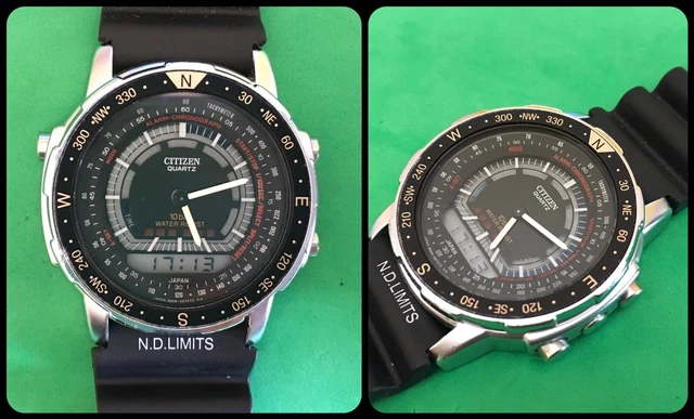 CITIZEN-PROMASTER-VINTAGE DIGI/ANA-ALARM CHRONOGRAPH- 8948-088344 K ...
