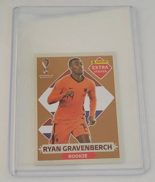 PANINI 2022 FIFA World Cup Stickers Ryan Gravenberch Rookie Bronze Extra Sticker £27.12 ...