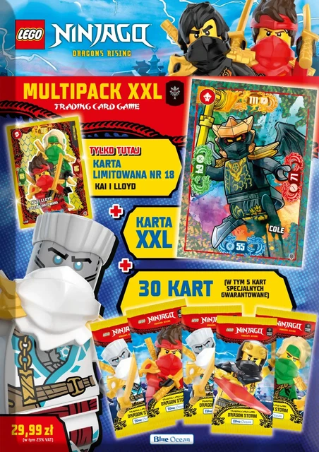 LEGO NINJAGO TCG seria 11 Multipack XXL 1szt.mix Blue Ocean ...