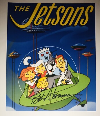 BOB ABRAMS LEGENDARY Animator Authentic Signed Autograph The Jetsons ...