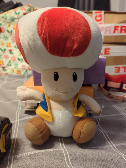 NINTENDO SUPER MARIO Bros - Toad Soft Toy Plush - Official New With ...
