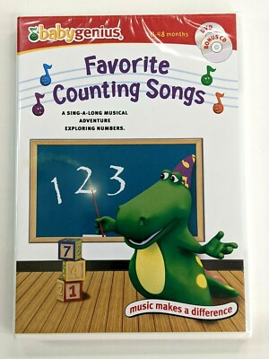 BABY GENIUS FAVORITE CHILDREN's SONGS DVD Sing-A-Long Childhood NEW ...