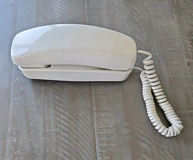 VINTAGE CONAIR BEIGE Ivory Off White Push Button Telephone Phone SW 204 ...