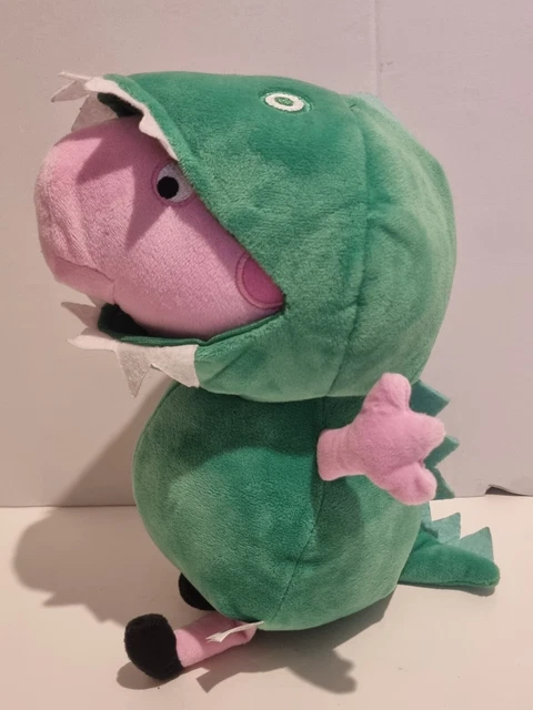 PEPPA PIG GEORGE Pig Dinosaur Outfit Costume Soft Toy Teddy rare plush ...