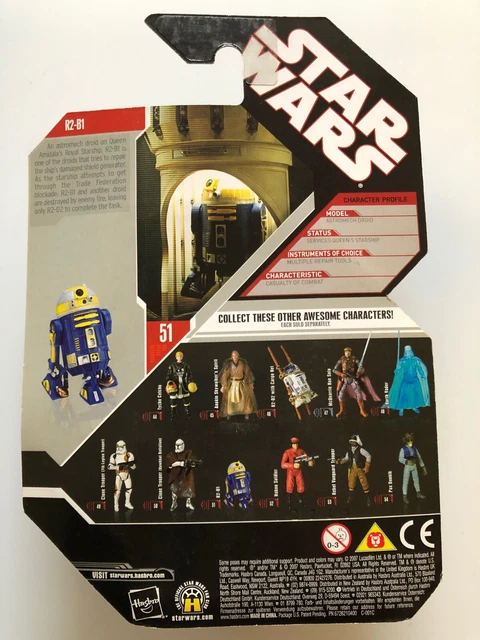 FIGURINE ARTICULÉE DROÏDE Star Wars R2-B1 Royal Starship Astromech 30e ...