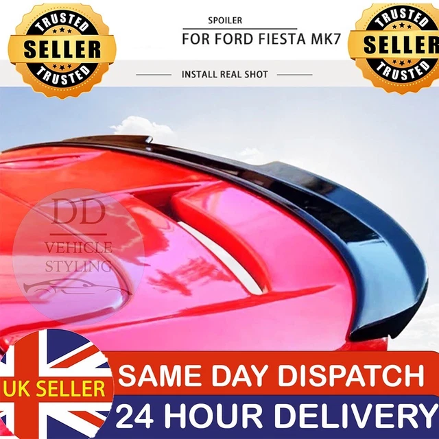 REAR SPOILER EXTENSION Lip Wing Ford Fiesta Mk7-7.5 Zetec S ST 2008 ...