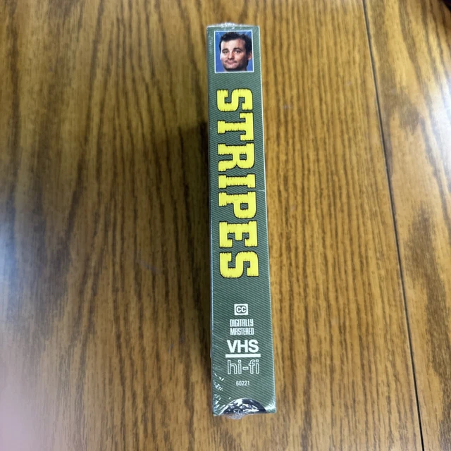 [SEALED] STRIPES (VHS) - Bill Murray - Harold Ramis - Classic 1980s ...