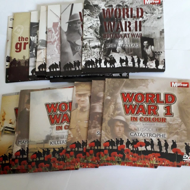 WORLD WAR 1 In Full Colour / World War Ii Dvd Narrated By Kenneth ...