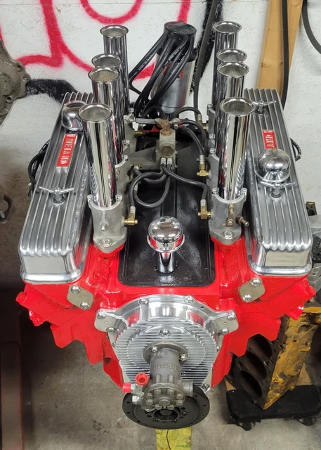 364 BUICK NAILHEAD Engine Hilborn Weiand Housses Nhra Hot Rat Rod 401 ...