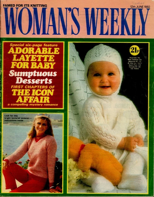 WOMAN'S WEEKLY (UK) magazine - June 12, 1982 - inc. Eric Douglas ...