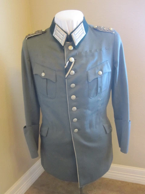 RARE WWII GERMAN Infantry Piped Officer Tunic Uniform Oberst Colonel ...