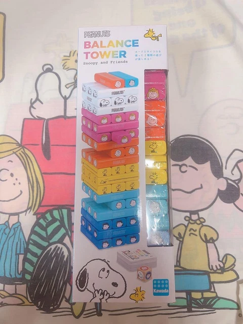 PEANUTS SNOOPY JENGA Balance Tower £68.68 - PicClick UK