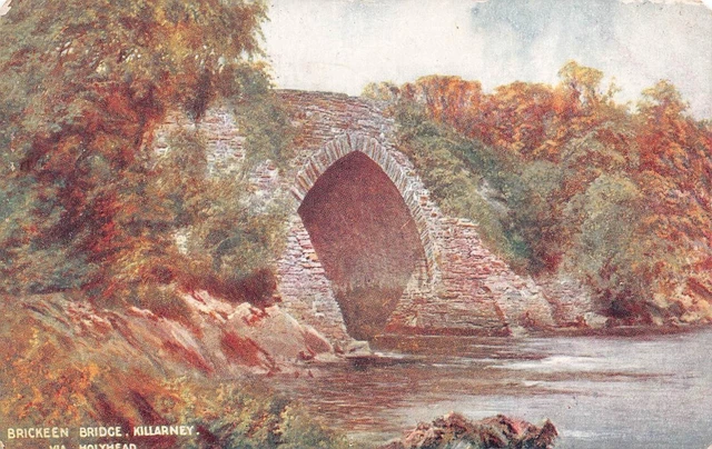 BRICKEEN BRIDGE VIA Holyhead Killarney County Cork Rep Ireland Postcard ...