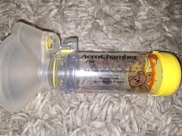 BABY ASTHMA AEROCHAMBER Inhaler Aid With Mask 1-5 Years £12.00 ...