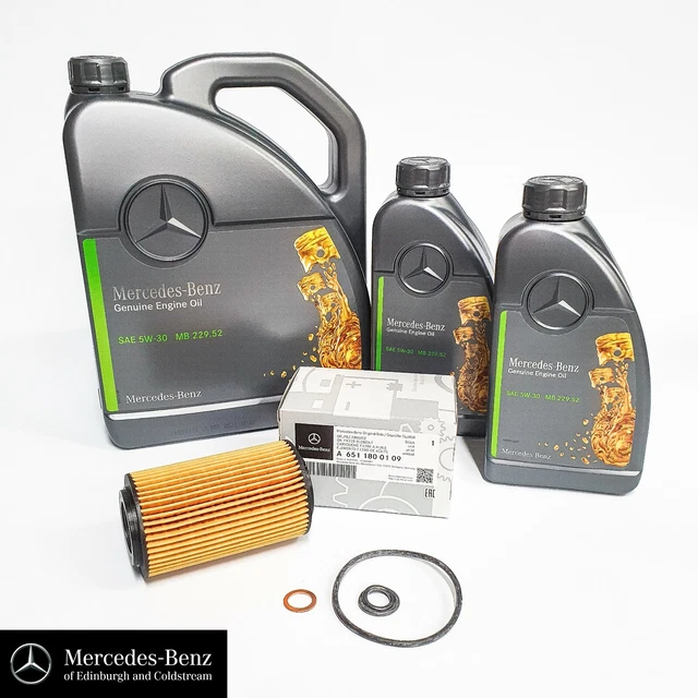 GENUINE MERCEDES-BENZ C220 CDI OM651 Diesel Engine Service Kit Oil ...