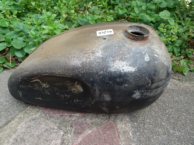 RARE ORIGINAL TRIUMPH Pre Unit Petrol Tank. Poss 1952-56 Vintage 5T 6T ...