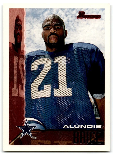 1995 BOWMAN ALUNDIS Brice recrue Dallas Cowboys #30 EUR 1,10 - PicClick FR