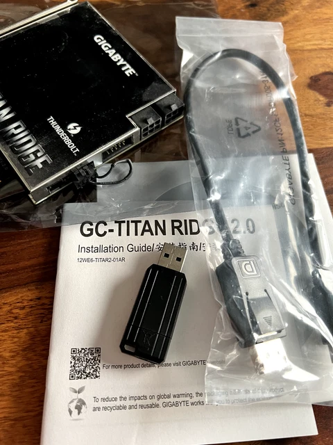GIGABYTE GC-TITAN RIDGE Thunderbolt 3 Adapter PCIe 3.0 x4 für Mac und ...