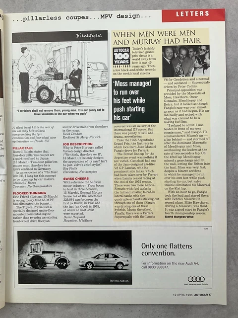 AUTOCAR MAGAZINE - 12 April 1995 - Sonata, Esprit, MGF, 155, Nexia ...