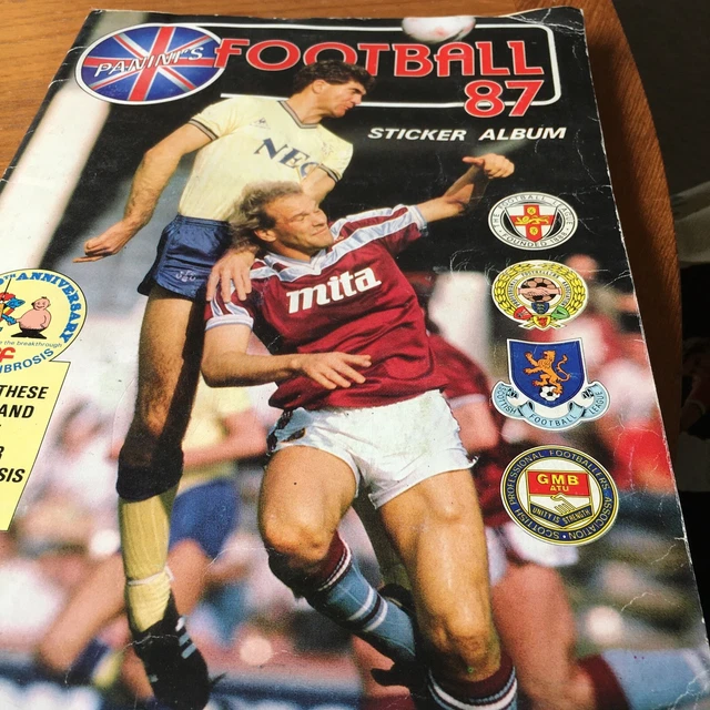 PANINI FOOTBALL 87 Sticker Album - ( Incomplete) £18.00 - PicClick UK
