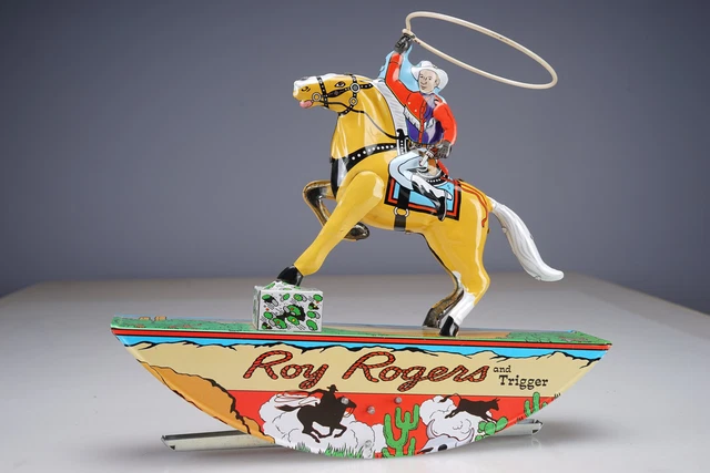 VINTAGE ROY ROGERS & Trigger Rocking Horse - Not Working - Reissue ...