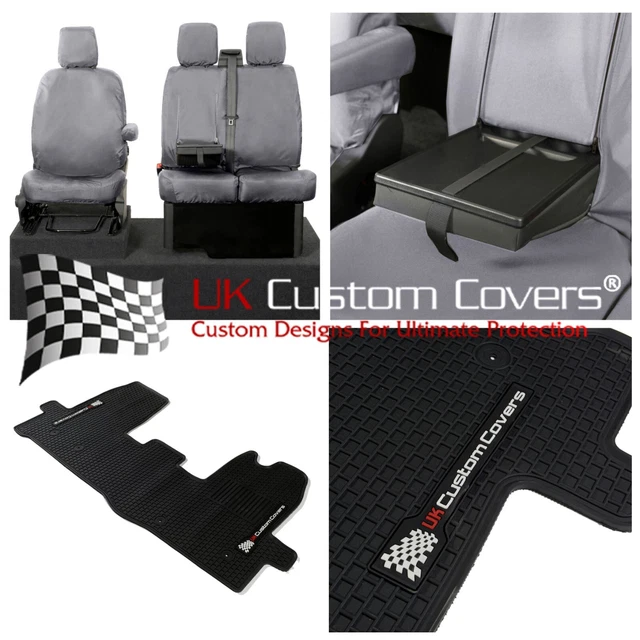 UK Custom Covers Tailored Front Seat Covers For Ford Transit Van MK9 ...