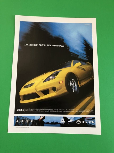 2002 2003 TOYOTA Celica Gt-S Gts Vintage Original Print Ad ...