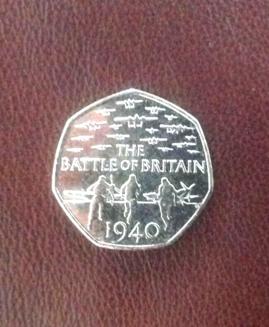 RARE 75TH ANNIVERSARY of the Battle of Britain 2015 50p Coin £3.49 ...