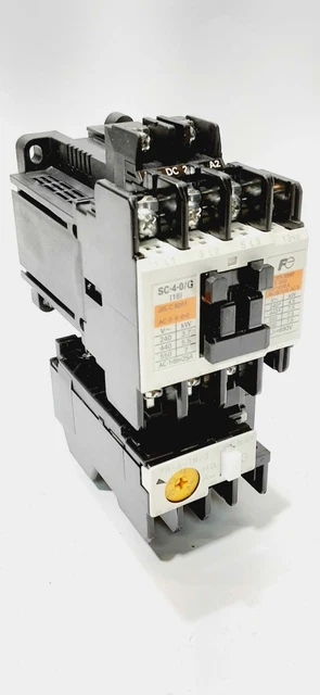 FUJI ELECTRIC SW-4-0/G/3H Magnetic Switch 24VDC w/ TR-5-1N/3 Overload ...