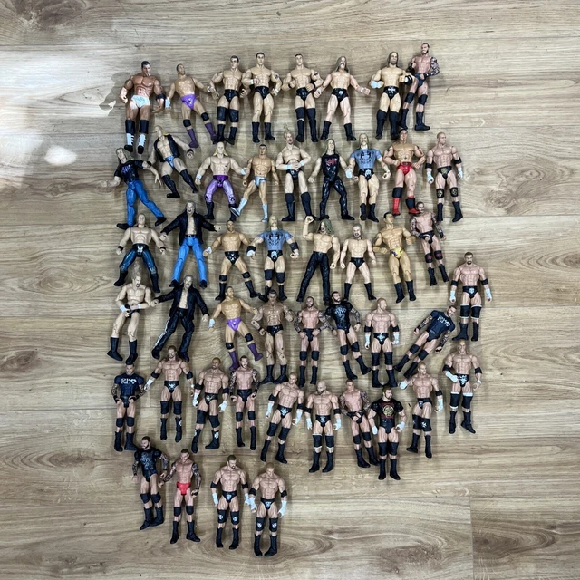 WWE MATTEL & Jakks Huge Bundle Evolution Batista Triple H & Randy Orton ...