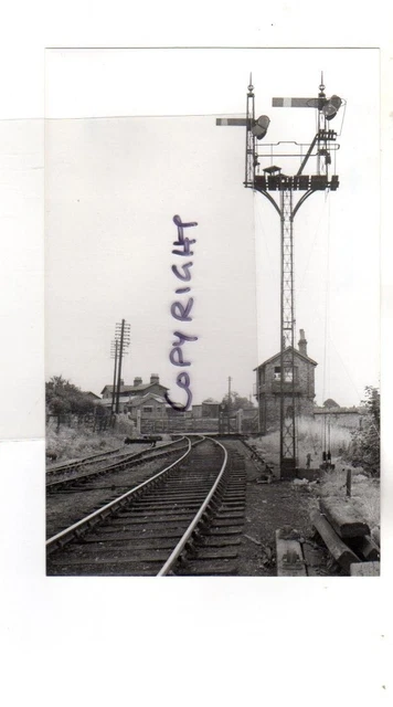 RAIL PHOTO LNER NER Bedale station Yorkshire crakehall leeming bar £2. ...