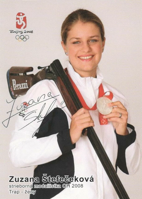 ZUZANA STEFECEKOVA OLYMPIA autographe original signé à la main AG385 ...