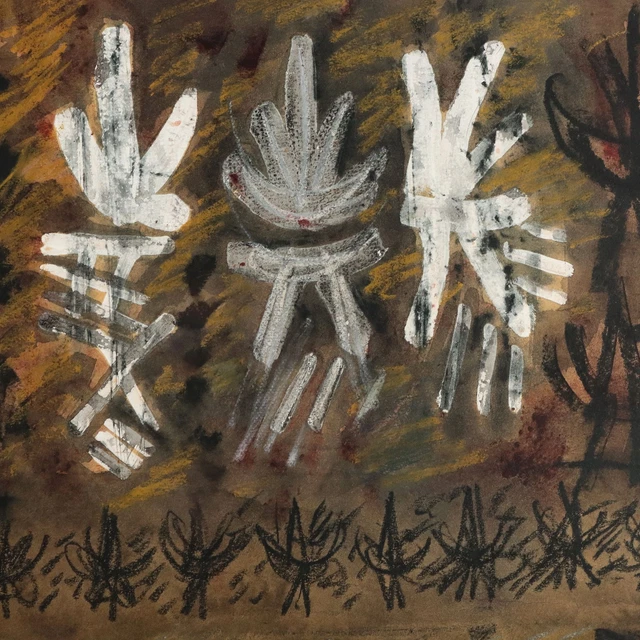 TABLEAU CONTEMPORAIN R. Licata Sans Titre 1956 Technique Mixte EUR 2. ...