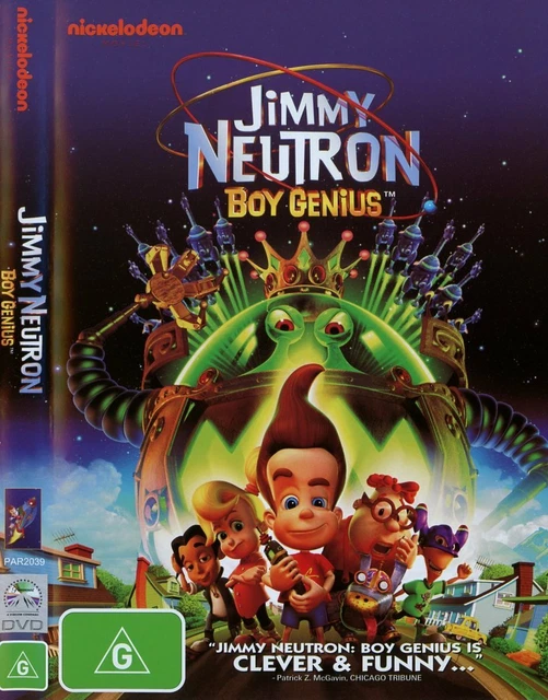 JIMMY NEUTRON BOY Genius Confusion Fusion DVD Nickelodeon Cartoon TV ...