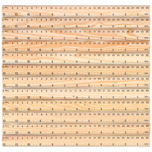 12 X RÈGLE en Bois éTudiants RèGles en Bois RèGles Scolaires Bureau ...