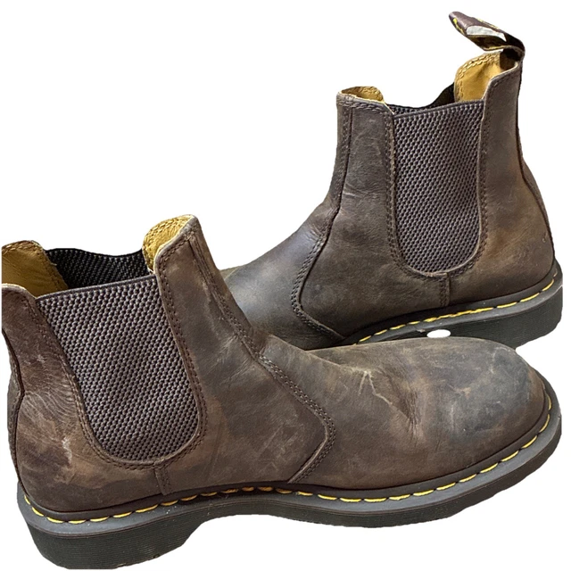 DR MARTENS CHELSEA Boots Mens Size 10 Slip Resistant Soft Toe Work ...
