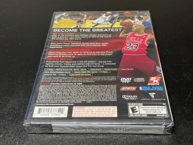 NBA 2K11 PLAYSTATION 2 PS2🔥RARE🔥Michael Jordan 🔥Fast Shipping🔥Sealed w ...